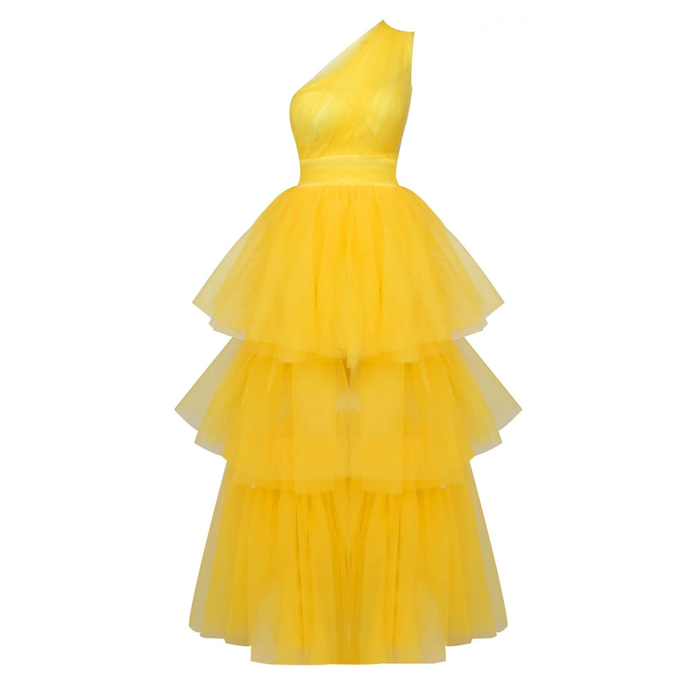 LOON Ruffle Maxi Dress – LGQueen